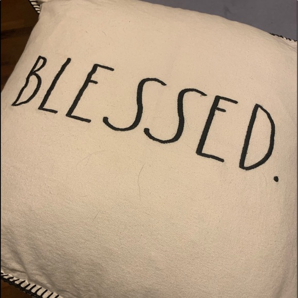 Rae Dunn | Accents | Rae Dunn Blessed Pillow | Poshmark